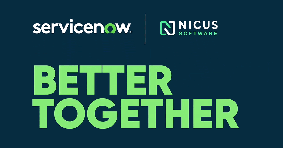 [Video] Nicus on ServiceNow - Nicus Software